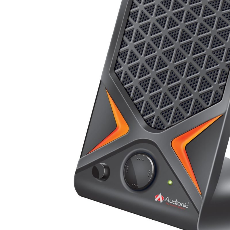Audionic Alien-X Speaker 2.0 Ch (Orange) - GoBazaar
